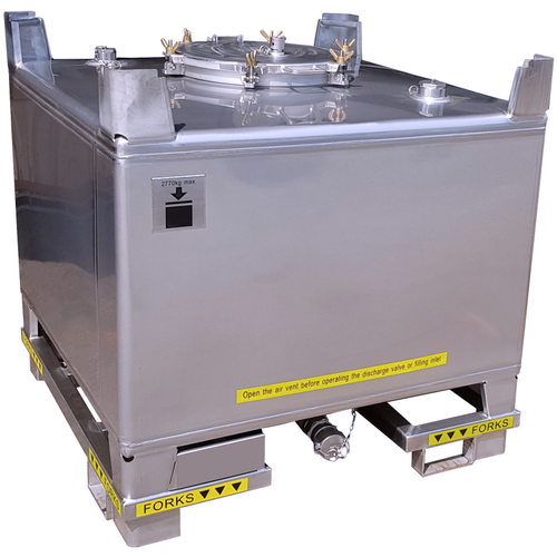 Stainless Steel Stackable Intermediate Bulk Container (ibc) - Eezee